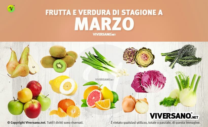 Mangiare di stagione a marzo: quale frutta e verdura offre la natura?